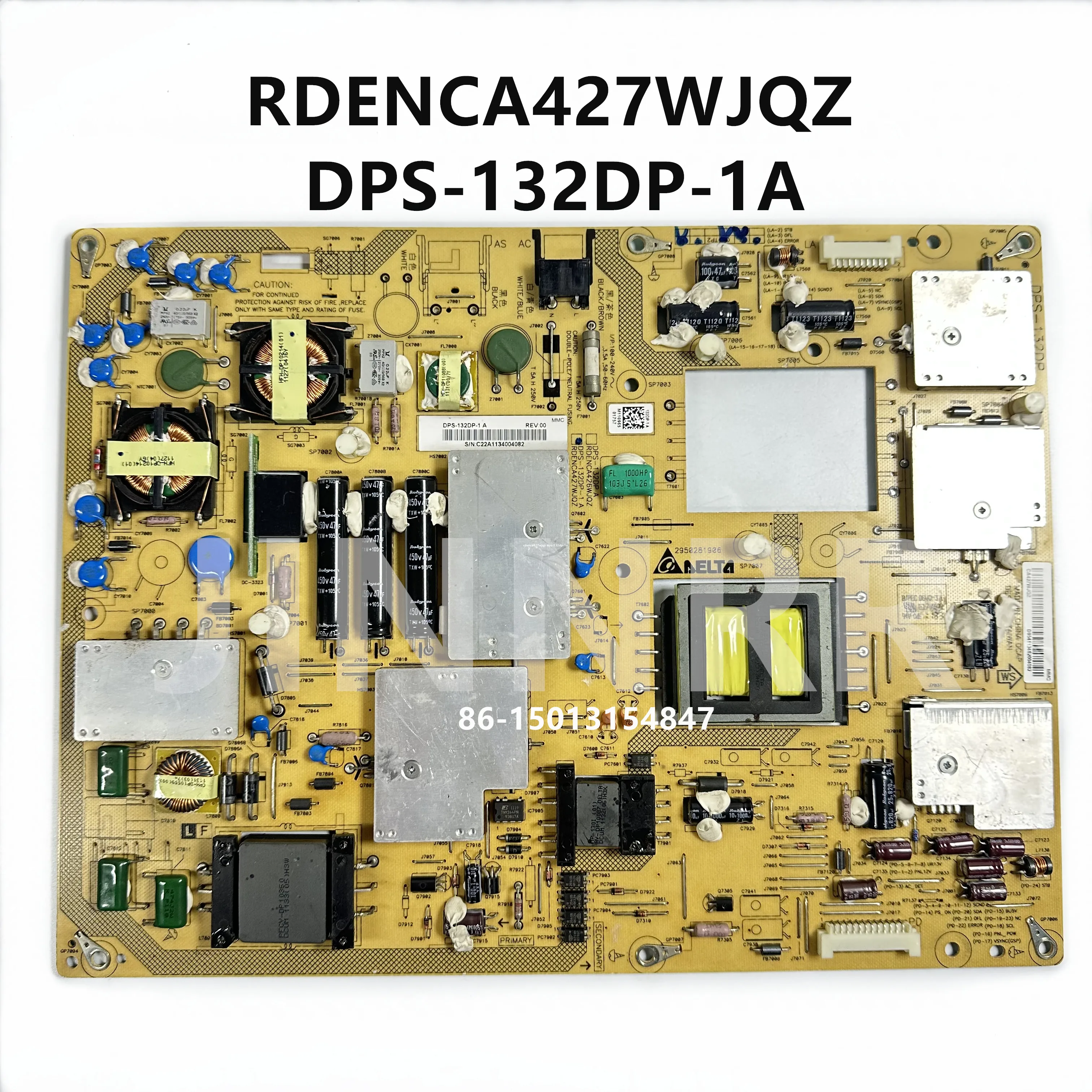 Original sharp lcd-46lx930a LCD TV power board rdenca427wjqz dps-132dp-1a