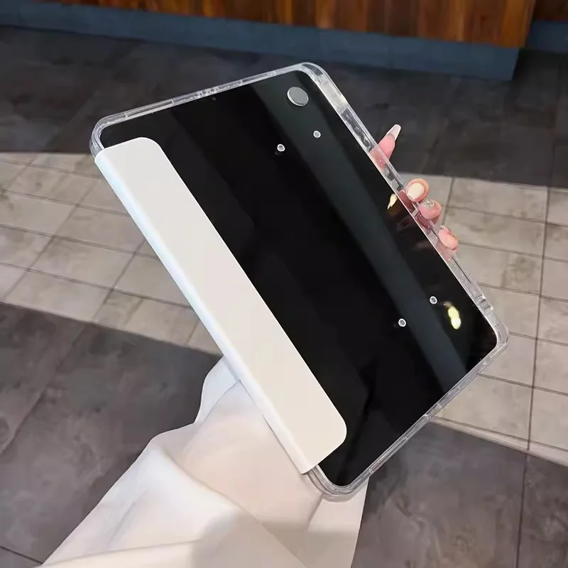 360-Rotating-Acrylic-Clear-Back-Tablet-Case-For-iPad-Pro-12-9-Pro-11 ...