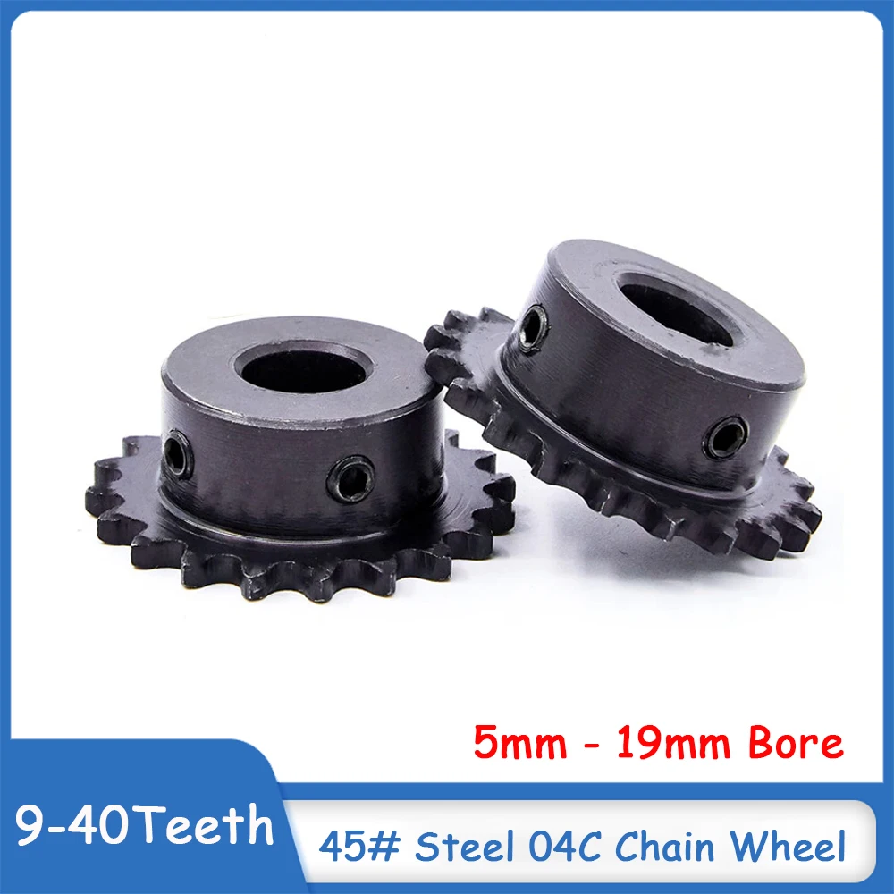 1Pcs-9Teeth-40Teeth-04C-Chain-Gear-45-Steel-Industrial-Sprocket-Wheel ...