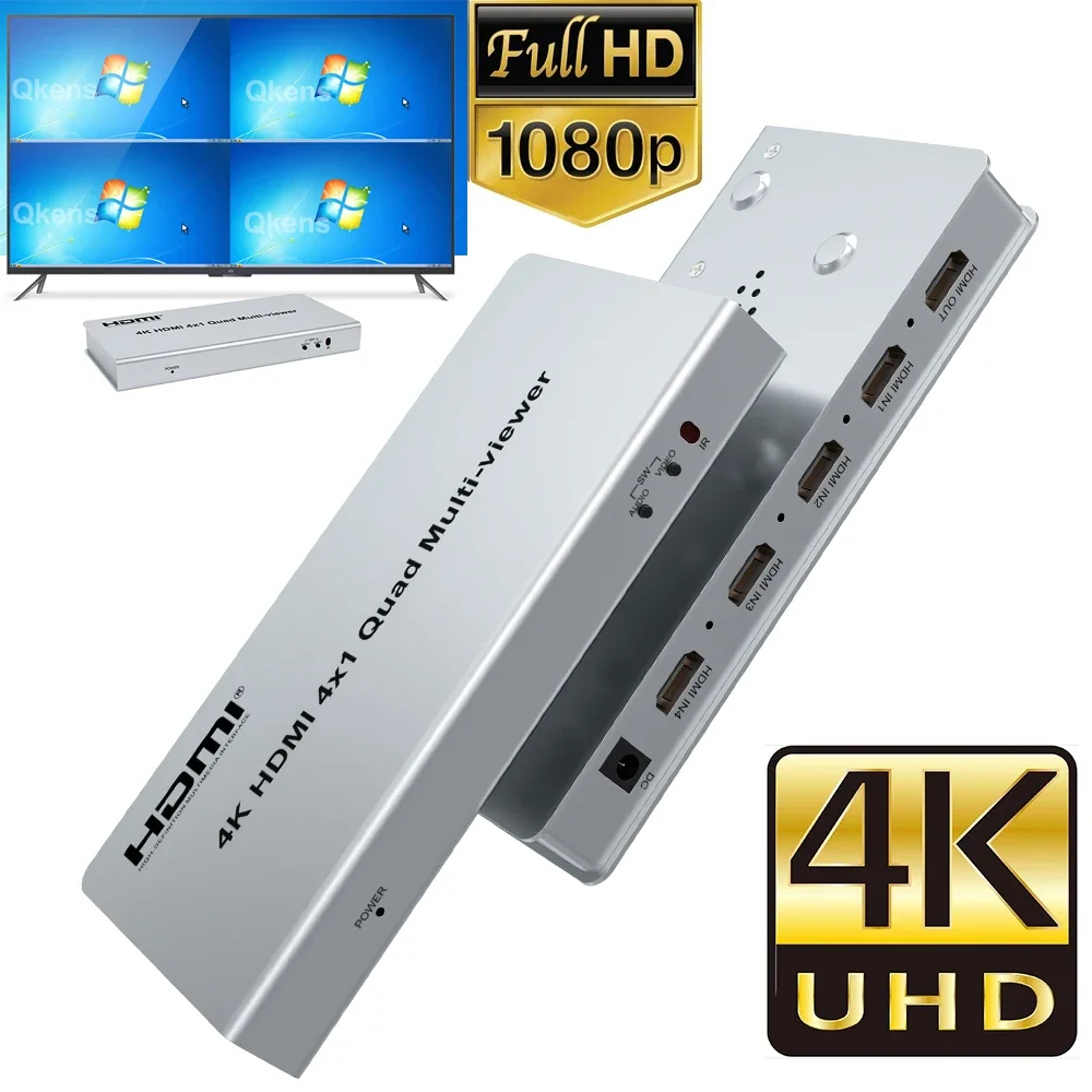 4K-HDMI-Quad-Multi-viewer-4x1-HDMI-Screen-Segmentation-Multi-Screen ...