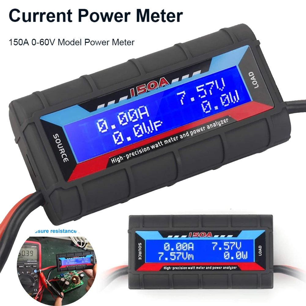 1PC-Watt-Meter-0-60V-150A-High-Precision-Digital-Replacement-Electrical ...