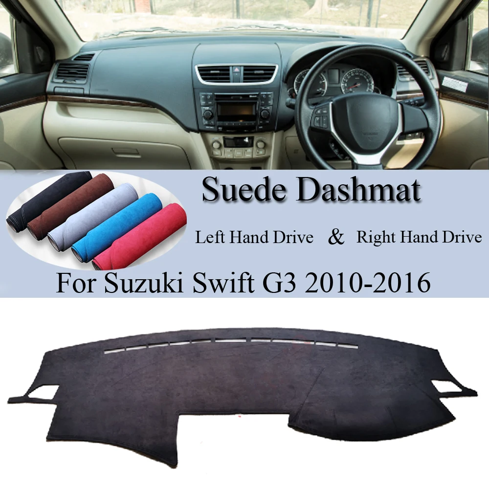 For-Suzuki-Swift-Sport-G3-FZ-NZ-AZH-2010-2016-Suede-Dashmat-Dash-Mat ...