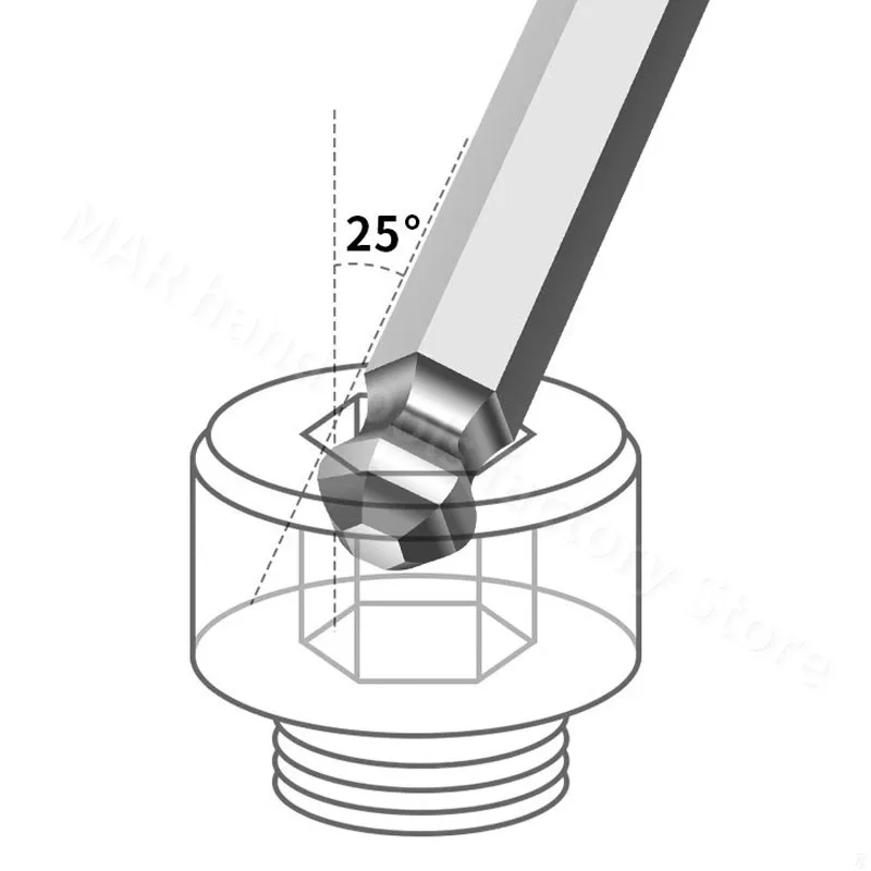 Allen Key Wrench Drawing