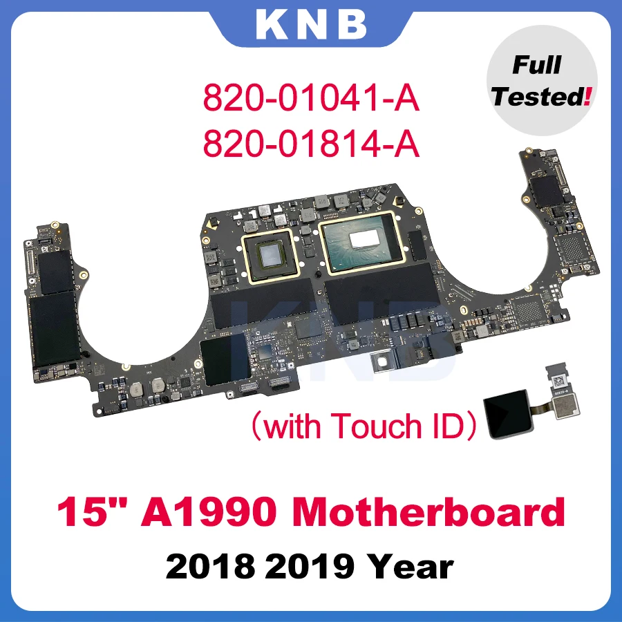 Original A1990 Logic Board With Touch Id Button For Macbook Pro Retina ...