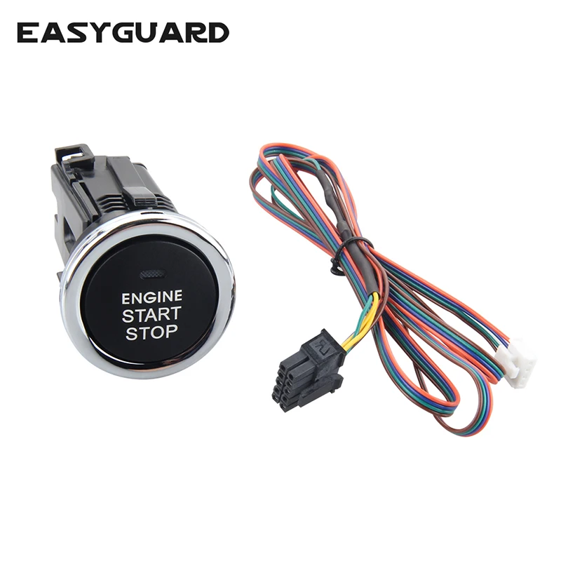 EASYGUARD P5 Replacement push engine start stop long button style for ec002 es002 and ec008 ...