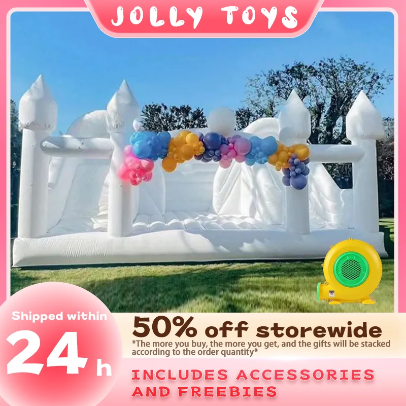 Children's Inflatable Bounce House Outdoor Jumping Inflatable Castle ...