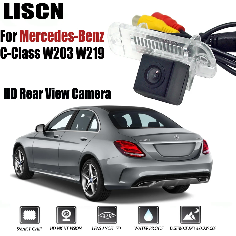 Rear-View-Camera-For-Mercedes-Benz-C-Class-W203-W219-backup-Camera-CCD ...