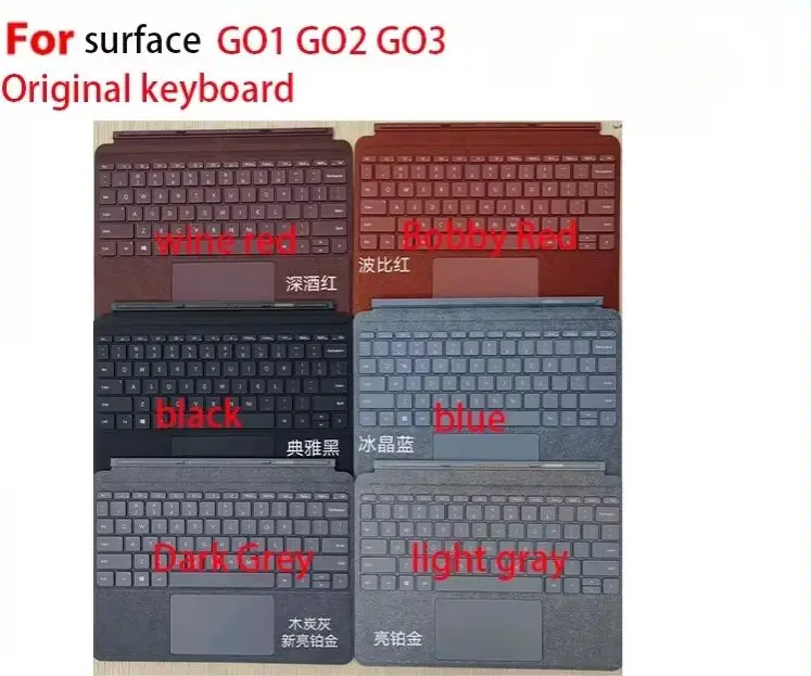 For Microsoft Surface Go 1 Go 2 Go 3 Wireless Keyboard Bluetooth ...