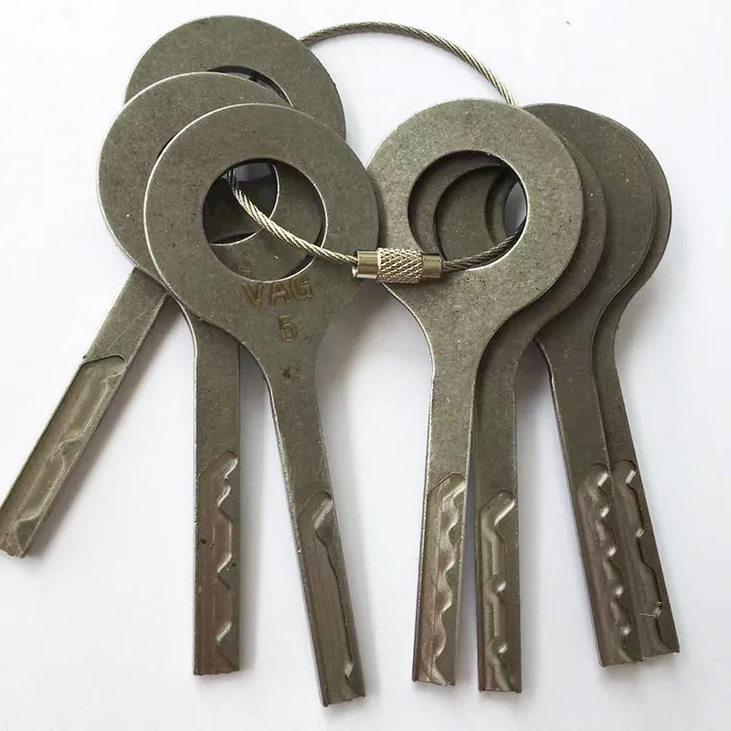 HU66-HU-66-for-VW-7PCS-lot-Round-Key-Model-Car-Door-Opener-Locksmith ...