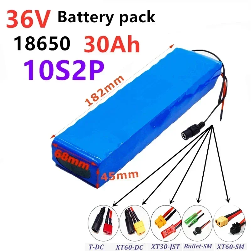 Ebike-36V-30Ah-Battery-ebike-battery-pack-18650-Li-Ion-Battery-250W ...