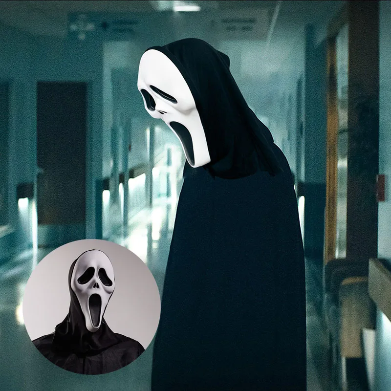 Halloween-Death-Scream-Mask-Ghost-White-Shriek-Face-Horror-Carnivals ...