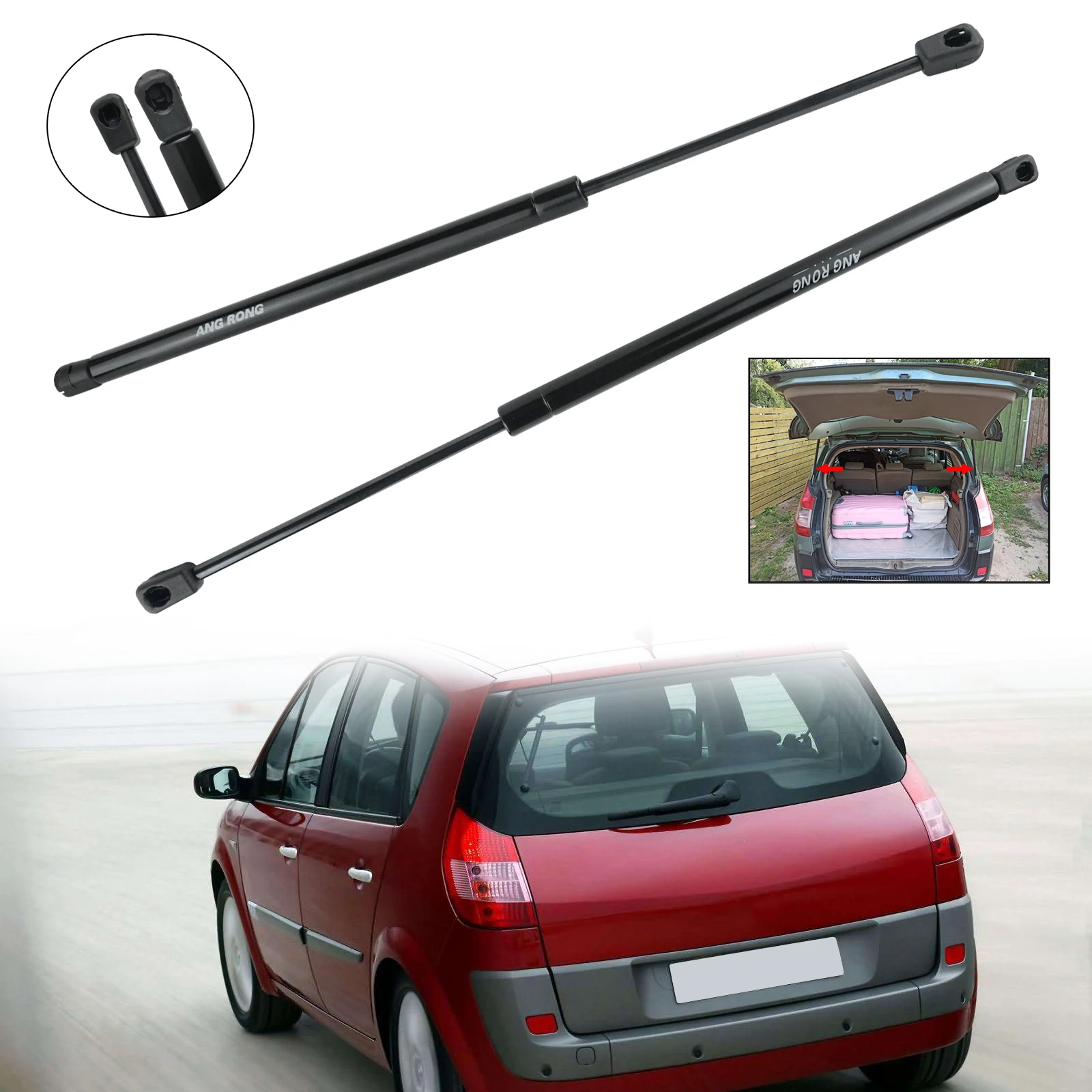 For-2003-09-Renault-Scenic-MK-II-MPV-Rear-Boot-Tailgate-Gas-Support ...