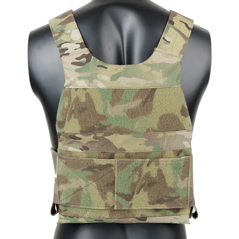 Airsoft Low Vis Slick Vest Tactical Plate Carrier Elastic Cummerbund ...