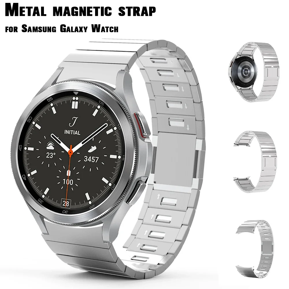 Stainless-Steel-Band-for-Samsung-Galaxy-Watch6-Classic-43Mm-47mm-Watch4 ...