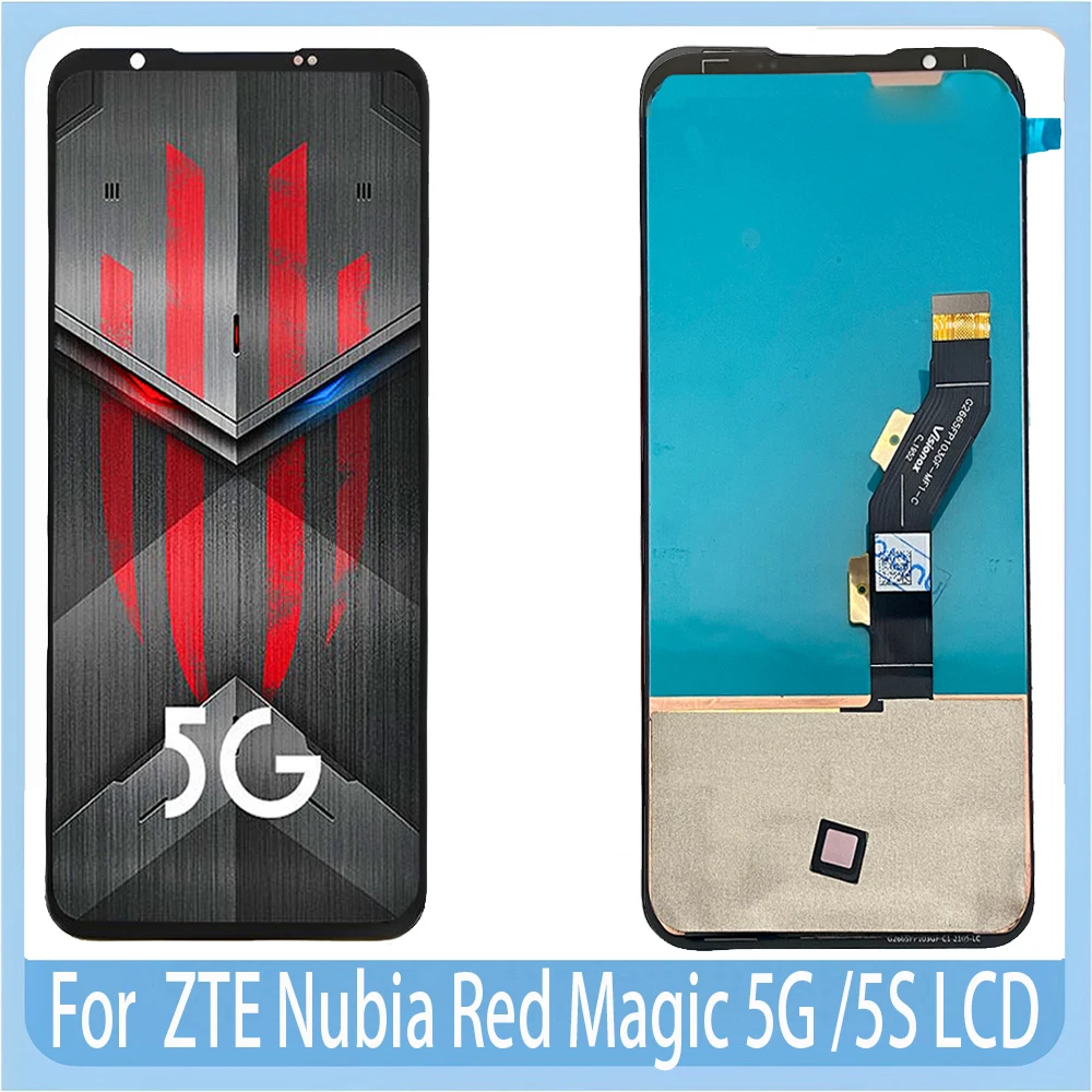 6.65"Original For ZTE Nubia Red Magic 5S LCD Display Screen Touch Panel ...