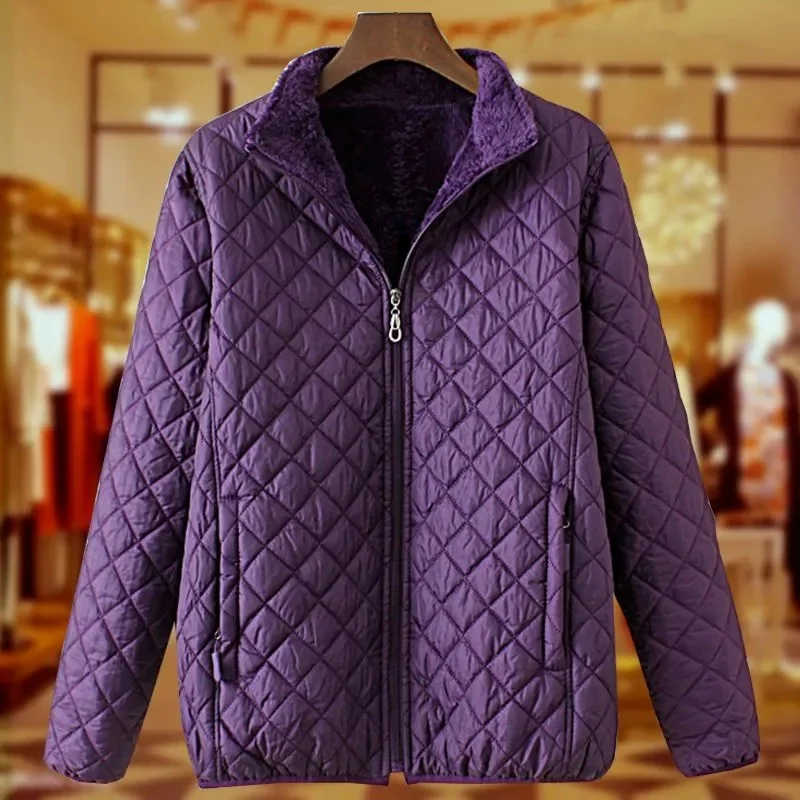 Mid-Aged-Elderly-Mothers-Autumn-New-Plush-Fleece-Jackets-Women-Winter ...