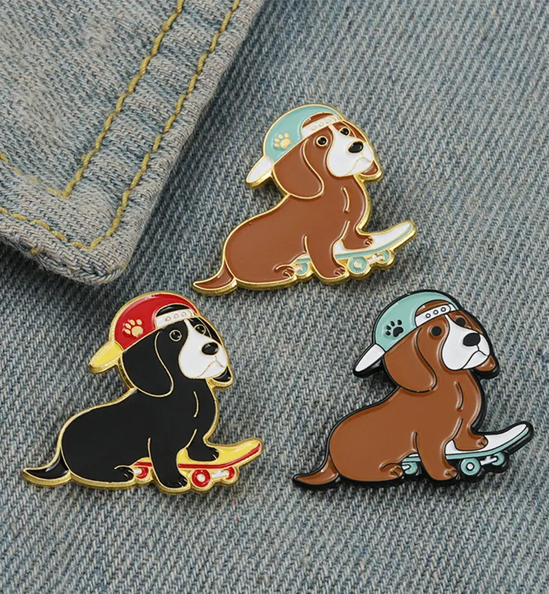 Fat Wiener Dog On Skateboard