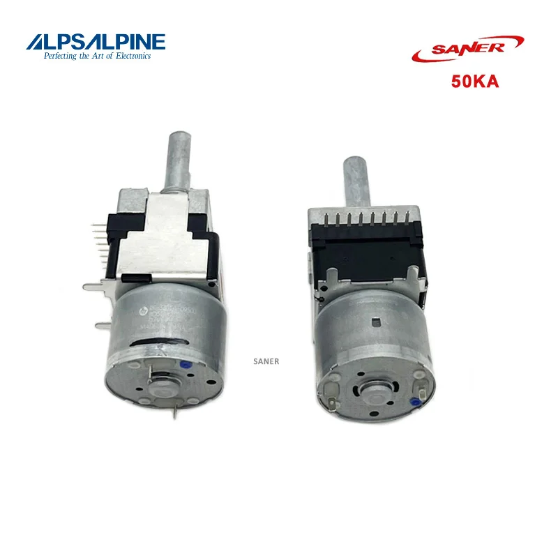 ALPS-50KAx2-RK168-Series-Rotary-Potentiometer-Dual-unit-Flat-shaft ...