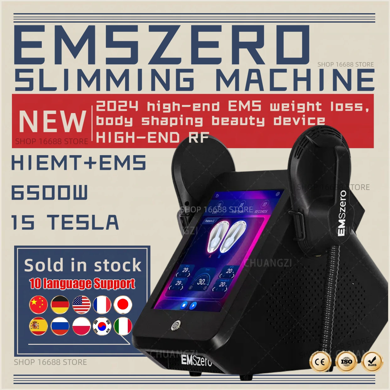 NEW-EMSZERO-RF-Machine-EMS-Body-Slimming-Sculpting-Fat-Burning-EMSzero ...