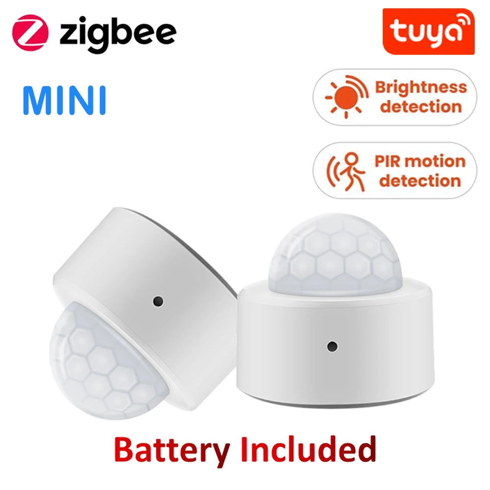 Tuya-Mini-Detector-de-movimiento-PIR-2-en-1-Zigbee-luz-Lux-brillante ...