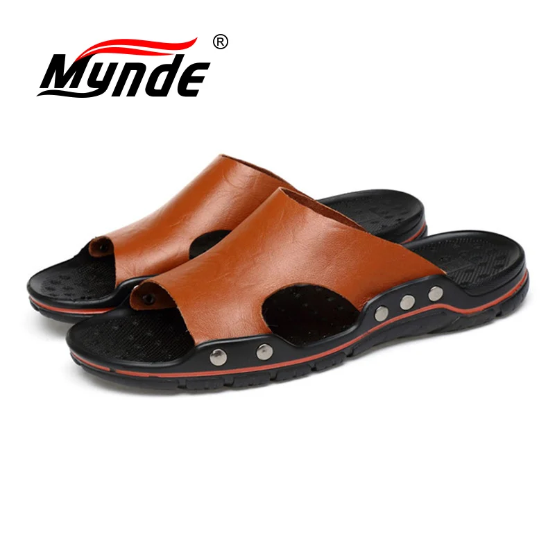 Genuine-Leather-Slippers-Men-Big-Size-48-47-Slip-on-Casual-Shoes-Summer ...
