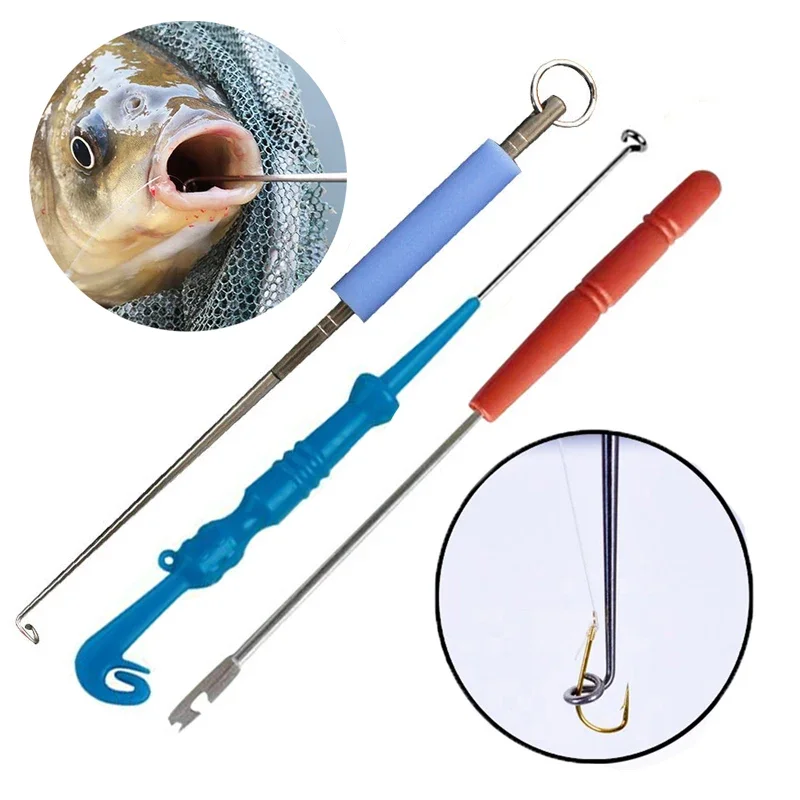 Stainless-Steel-Easy-Fish-Hook-Remover-Safety-Fishing-Hook-Extractor ...