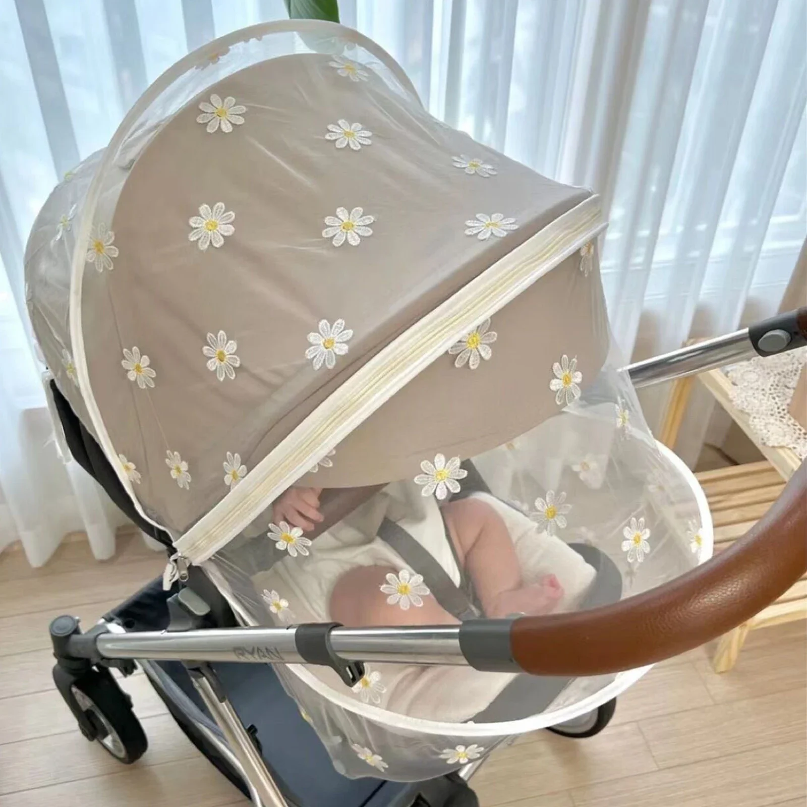 Baby-Stroller-Mosquito-Net-Full-Cover-Summer-Breathable-Mosquito-Cover ...