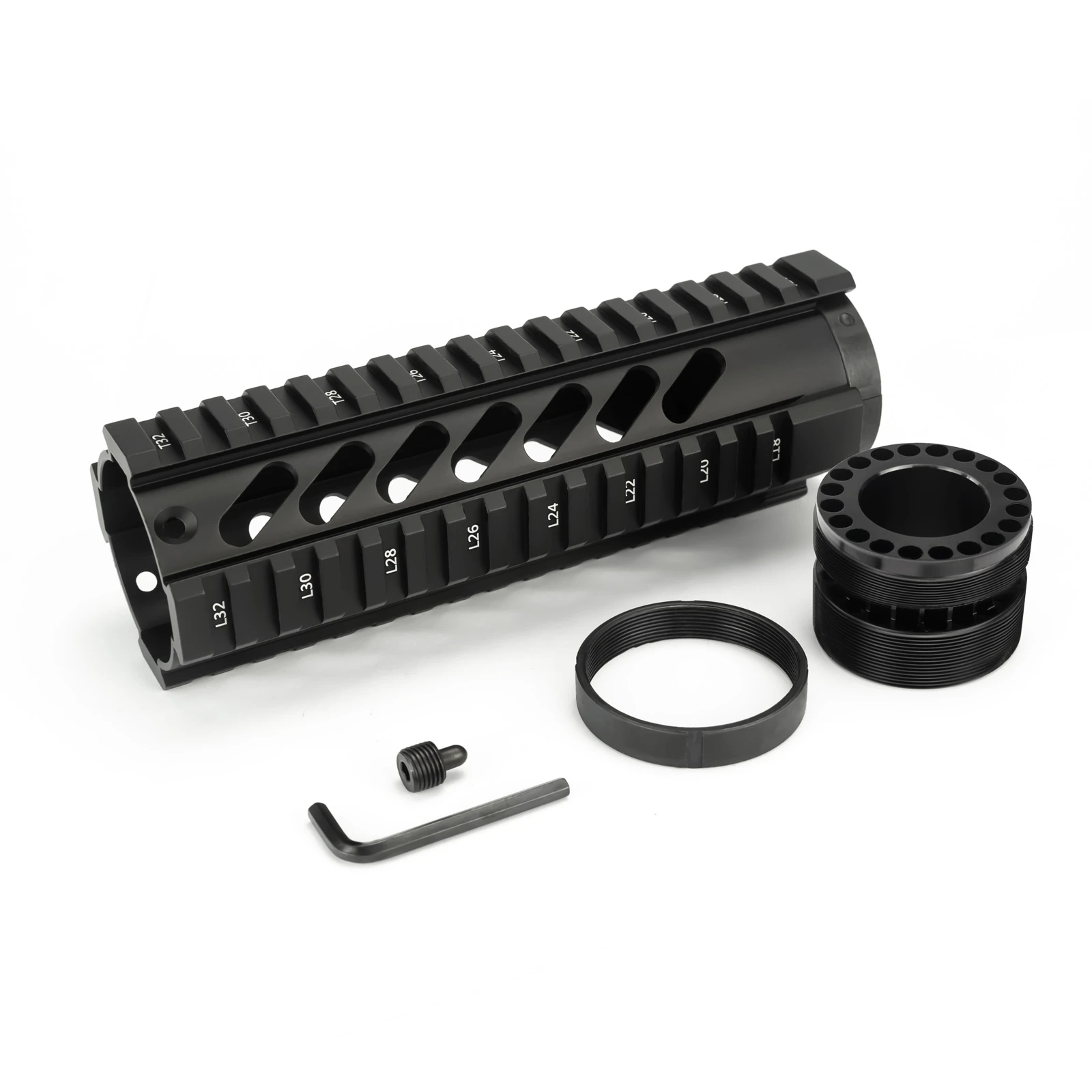 7" AR15 AR Pistol Handguard Picatinny Quadrail Freefloat Handguard AR15 ...