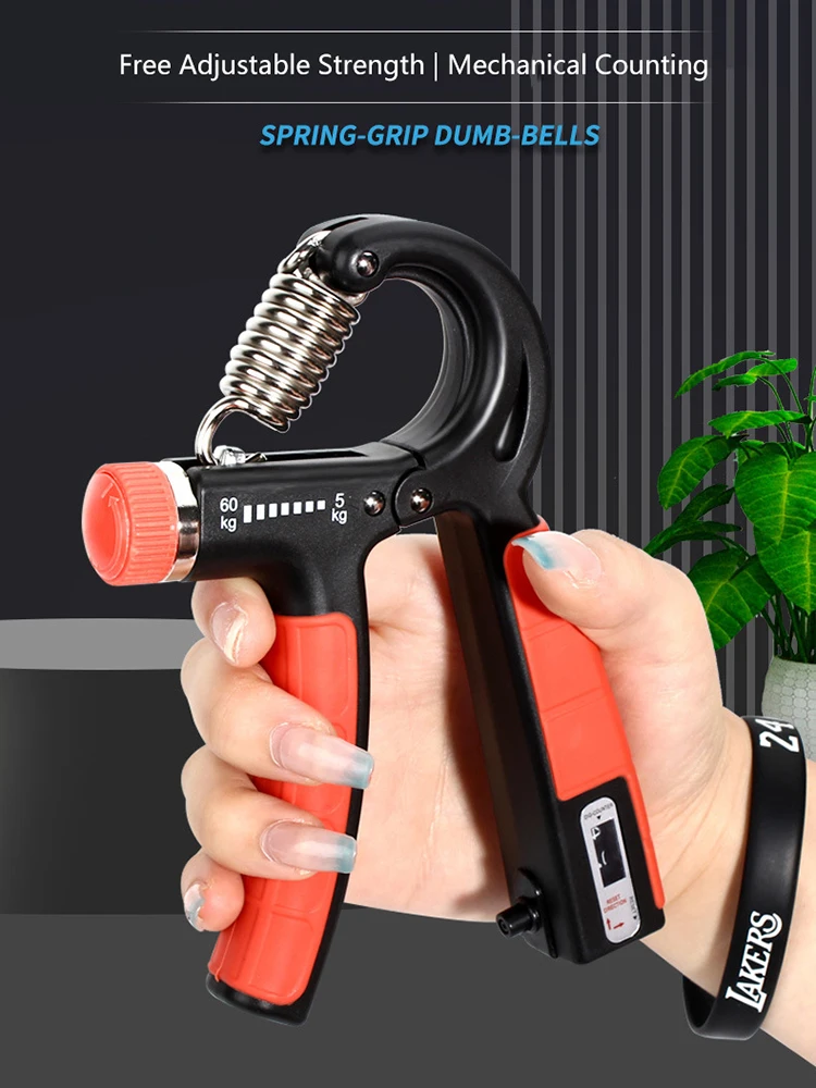 R-Shaped-Spring-Grip-Wrist-Strength-Muscle-Building-Finger-Training ...