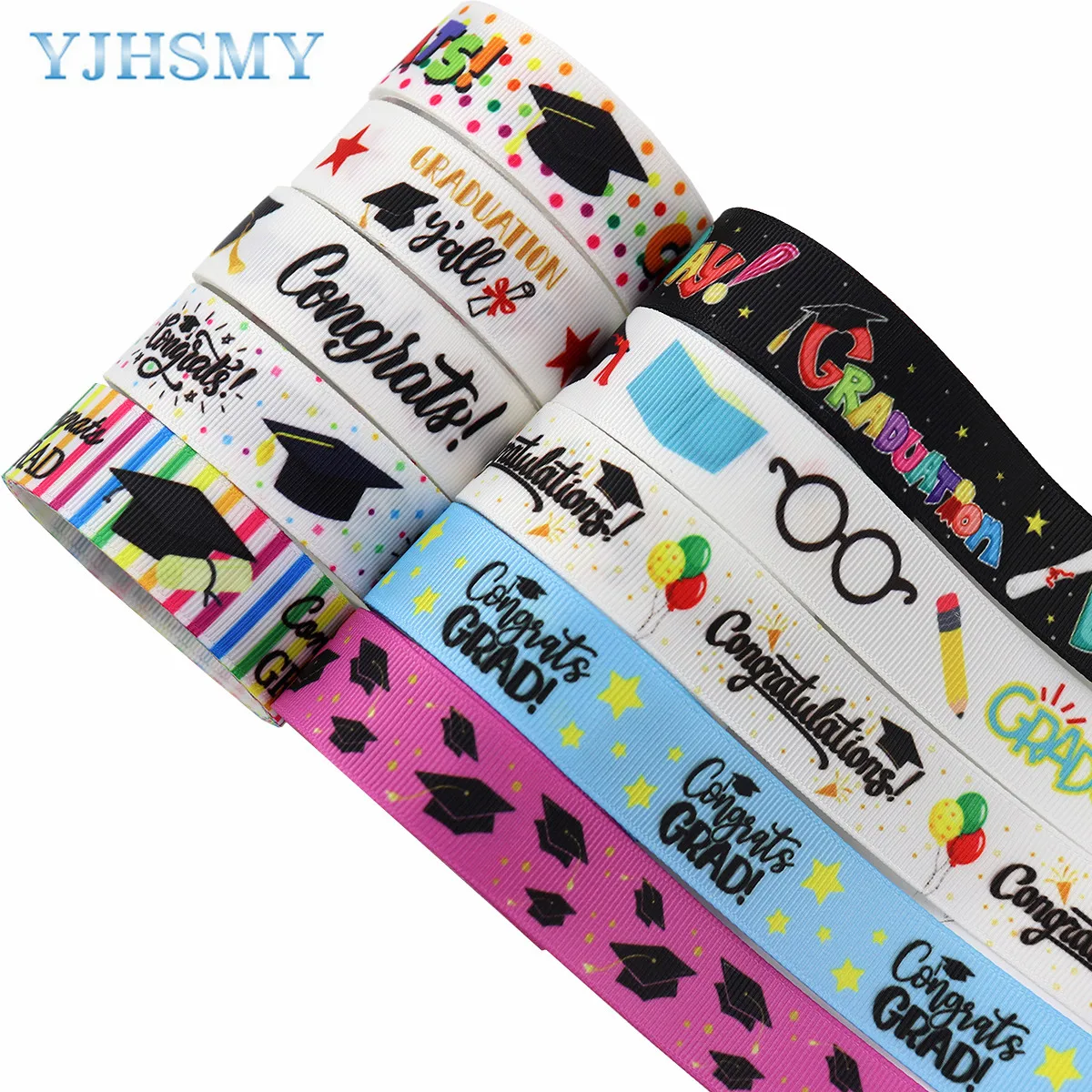 Graduation Ribbon Congratulations Ribbon For Class Of Cartoon Grosgrain ...