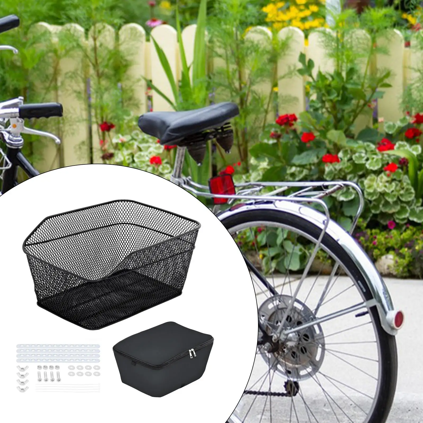 Bike-Rear-Basket-Rear-Bike-Cargo-Rack-Mountain-Road-Bikes-Easy-Assembly ...