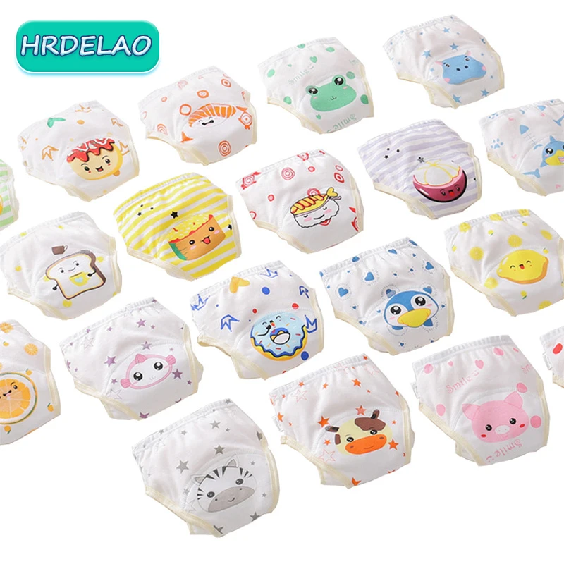 Baby-Cartoon-Animal-Fruit-Wing-Gauze-Diaper-Waterproof-Diaper-Cotton ...