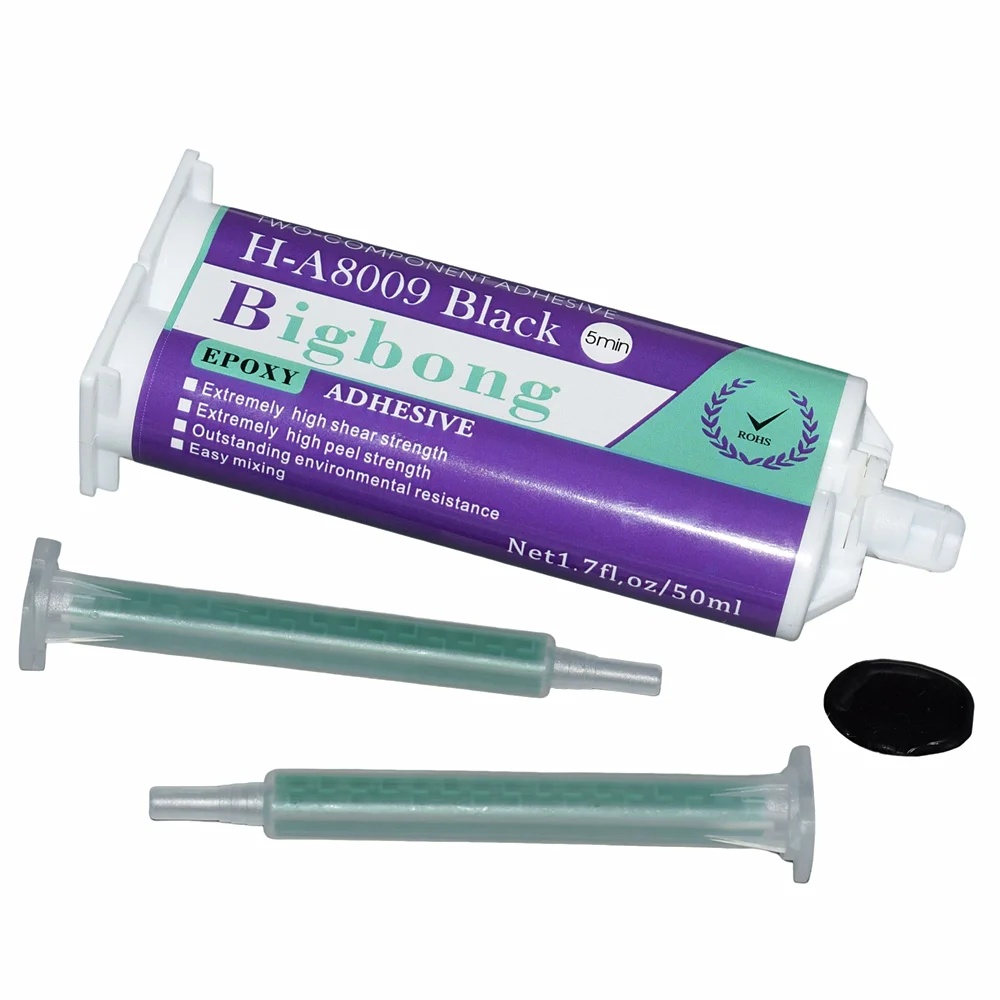 50ml-1-1-Epoxy-Resin-Adhesive-Black-Structural-Glue-Two-Component-AB ...