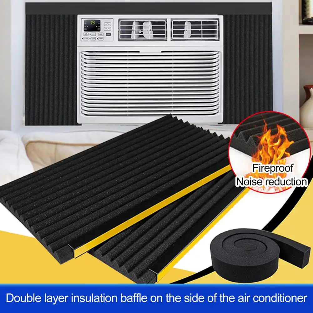 3Pcs-Window-Air-Conditioner-Foam-Insulation-Side-Panels-Seal-Kit-Energy ...