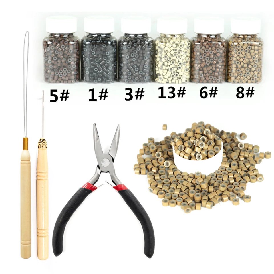 Threader-Pulling-Needle-Micro-Rings-Loop-Tool-Stainless-Steel-Pliers ...