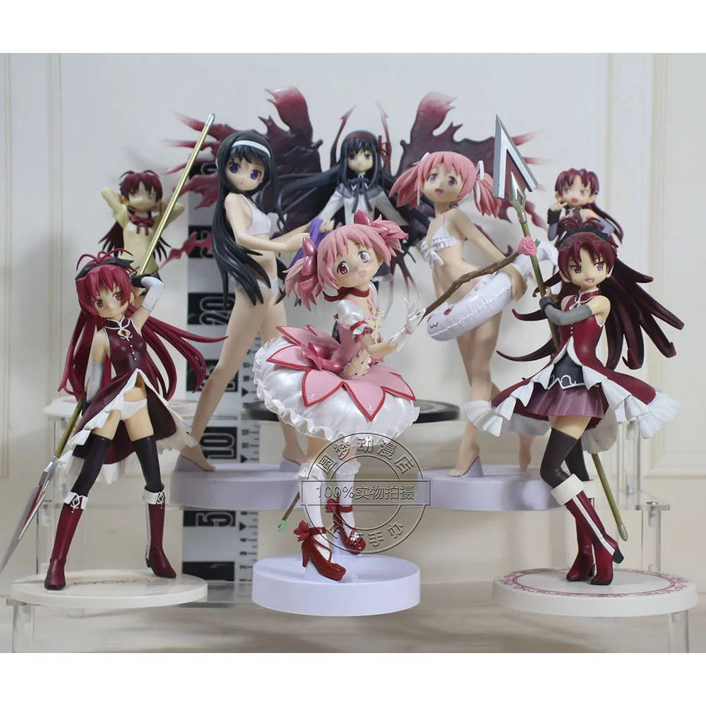 Puella Magi Madoka Magica Action Figure Kaname Madoka Akemi Homura Miki ...