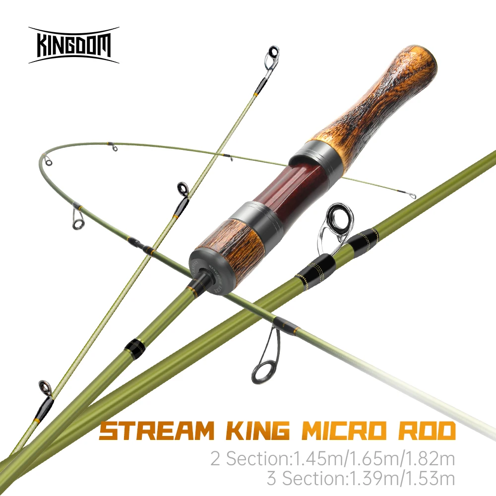 Kingdom-STREAM-KING-Fishing-Rod-Ultralight-Carbon-MF-Action-Spinning ...