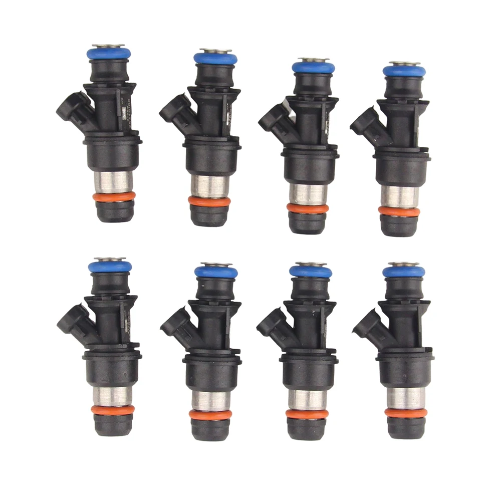 8Pcs Fuel Injectors For Chevy GMC Marine 8.1L Truck 440cc 17113739 ...