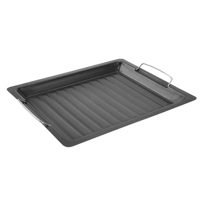 BBQ-Grill-Plate-Pan-Grill-Pan-Cooking-Reversible-Cast-Iron-Pizza-Plate ...