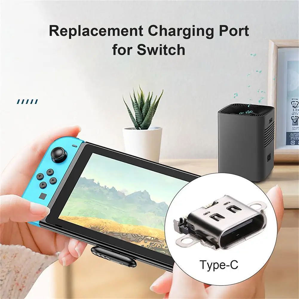 Nintendo-Switch-Replacement-USB-C-Charging-Port-Metal-Console-Repair ...