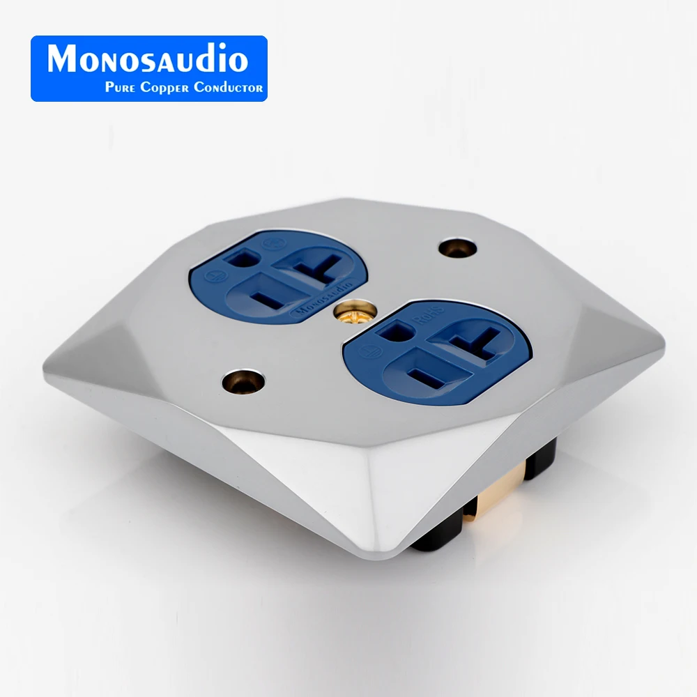 Monosaudio-Pure-Copper-Gold-Plated-US-Socket-AC-Power-Receptacle-Wall ...