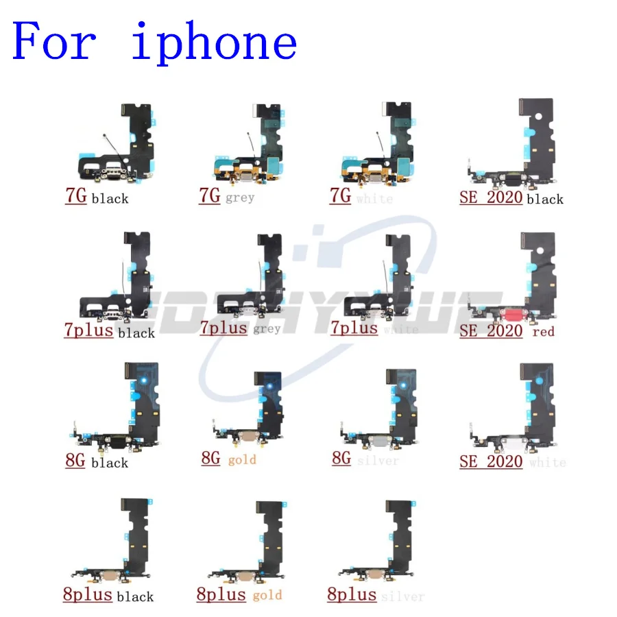 1Pcs-For-iPhone-7-8-Plus-SE-2020-Charger-Charging-USB-Port-Dock ...