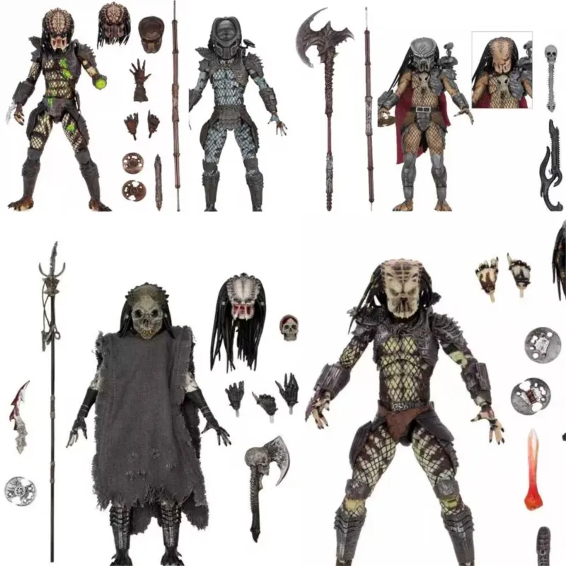 NECA-Battle-Drmaced-City-Hunter-Feral-Predators-Ahab-Shaman-Ultimate ...