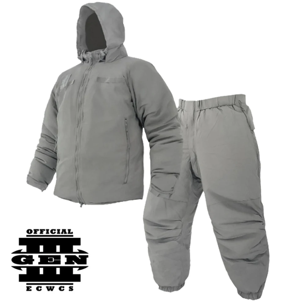 Tactical Outdoor Winter Hunting Training ECWCS GEN III L7 Warm Padded ...