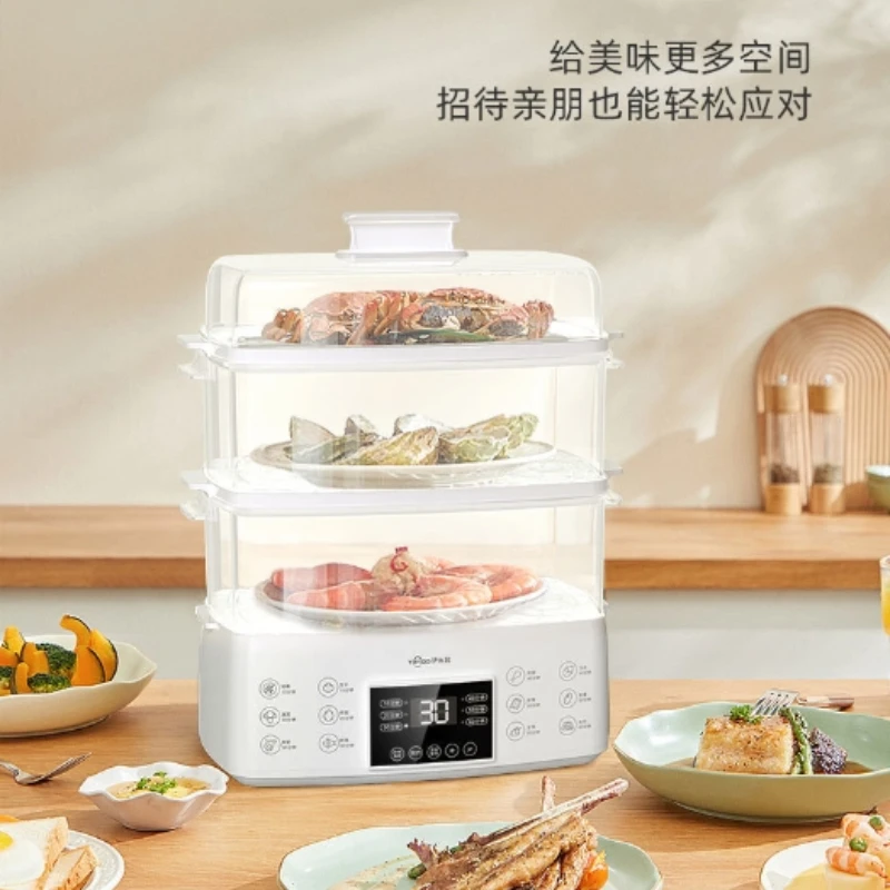 new three layer large capacity New electric steamer intelligent ...