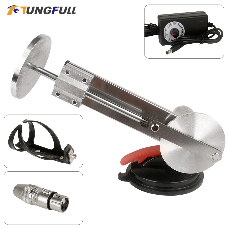 3-24v Mini Telescopic Linear Actuator 3xlr Connector Suction Cup 65mm ...