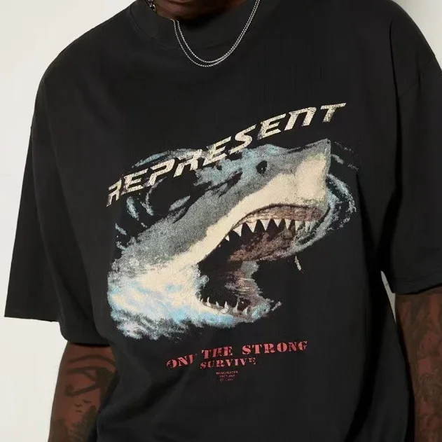 Camiseta-de-manga-corta-de-algod-n-pesado-para-hombre-y-mujer-ropa-de ...