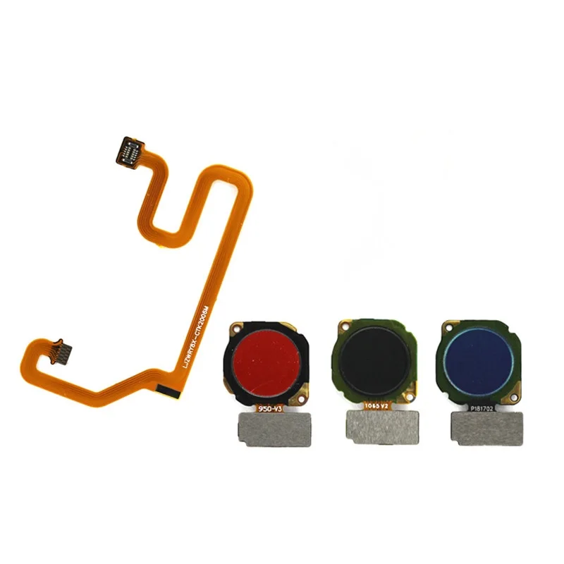 For-Huawei-Y9-2019-Fingerprint-key-Scanner-Home-Button-Flex-Cable-Touch ...