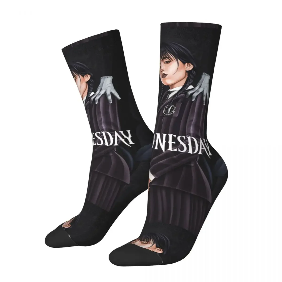Crew-Socks-Wednesday-Addams-Awesome-Accessories-for-Men-Women-Cozy ...