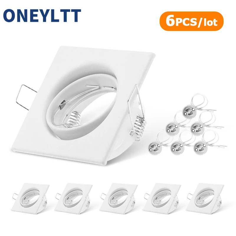 Vierkante-Led-Inbouw-Plafond-Armatuur-Voor-Spot-Licht-Verstelbaar-Frame ...